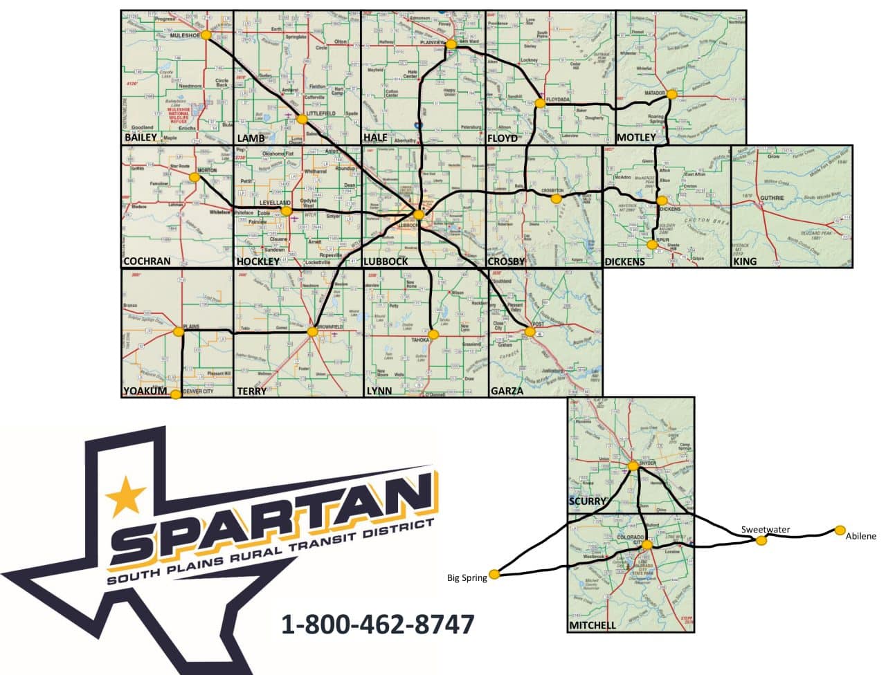 Coverage Area - SPARTAN Transportation